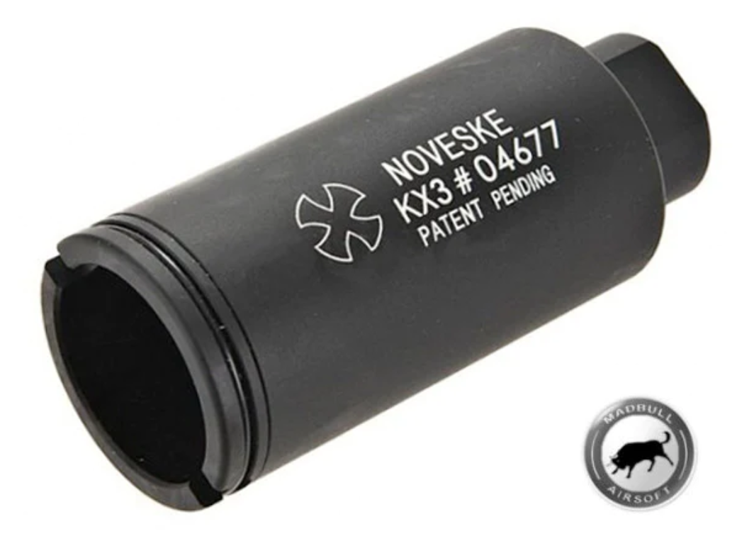 Madbull Airsoft Noveske KX3 Adjustable Amplifier CCw -14mm | BLK | GSF ...