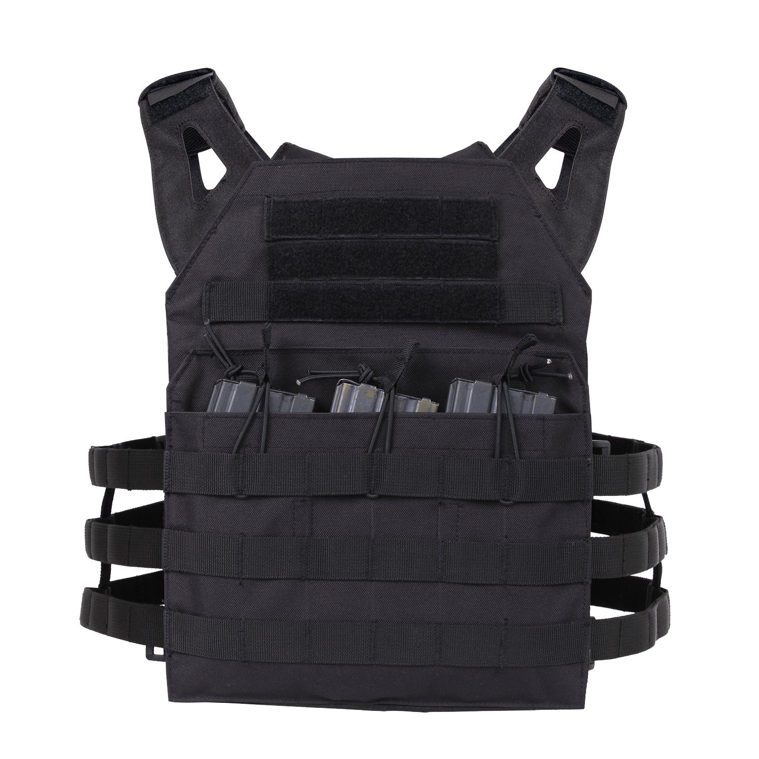 Rothco Lightweight Armor Plate Carrier Vest (Regular) | Black | GSF Airsoft