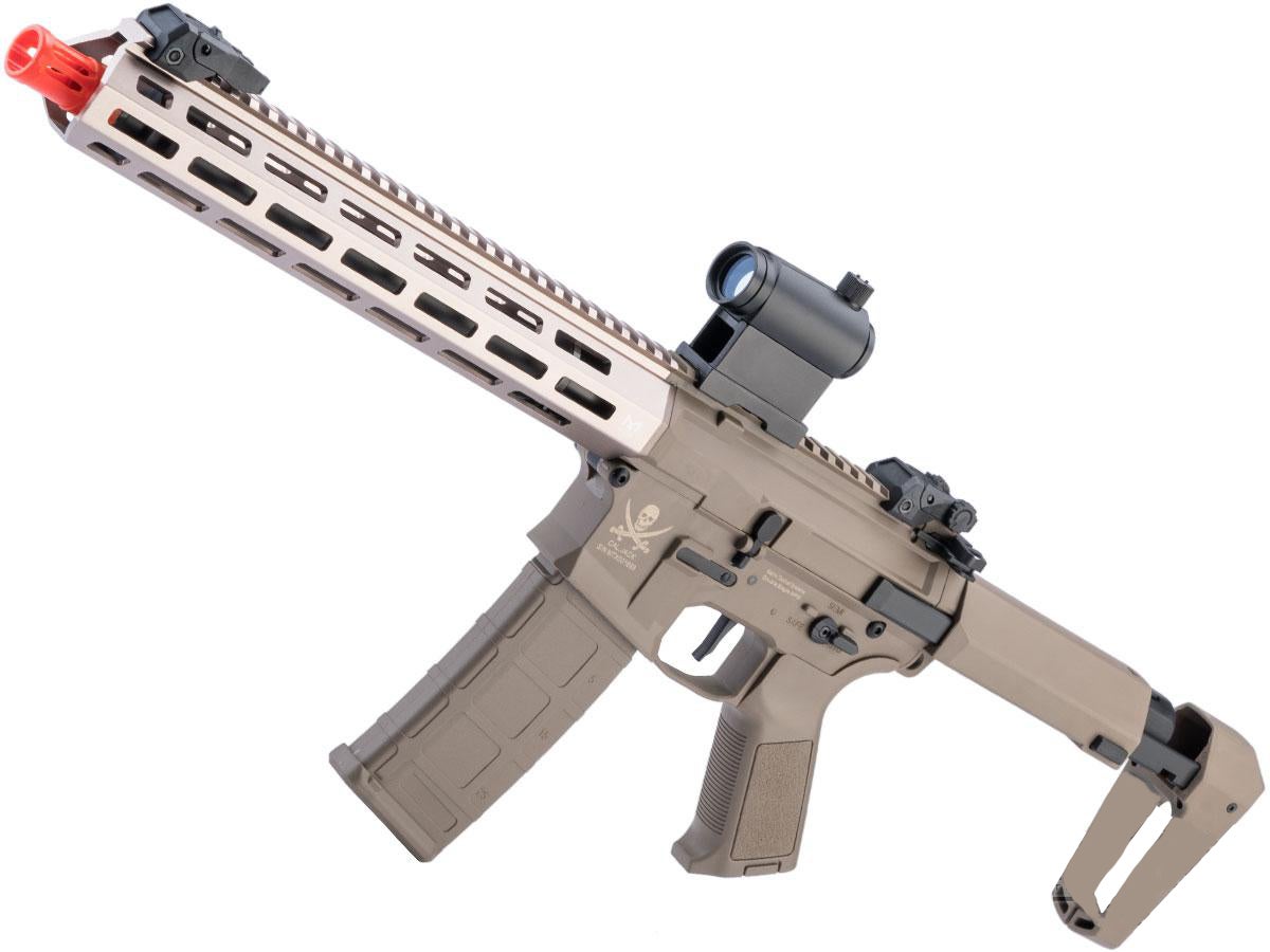 Matrix Calico Jack Polymer M4 AEG (Model: Carbine / Tanker Stock / Tan ...