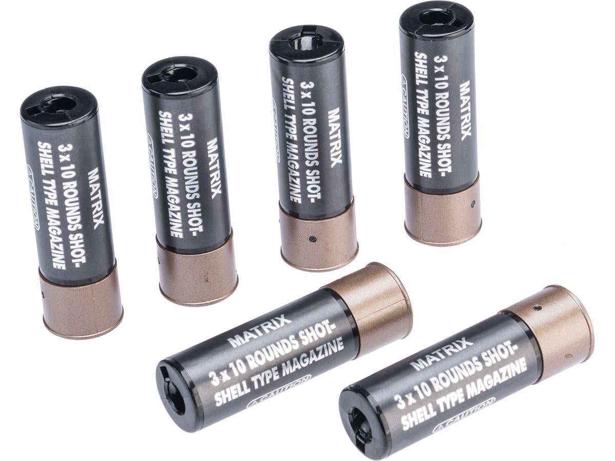 Matrix 30rd Airsoft Shotgun Shell Magazine | 6pk | GSF Airsoft