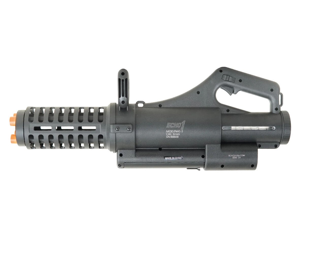 Echo1 PMG-5S Polymer Minigun Airsoft AEG (MLOK Rail) | GSF Airsoft