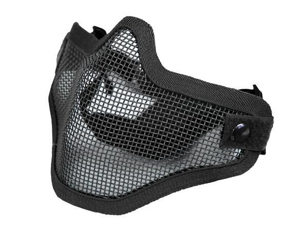 Bravo Tac Gear Strike Steel Half Face Mask | Black | GSF Airsoft