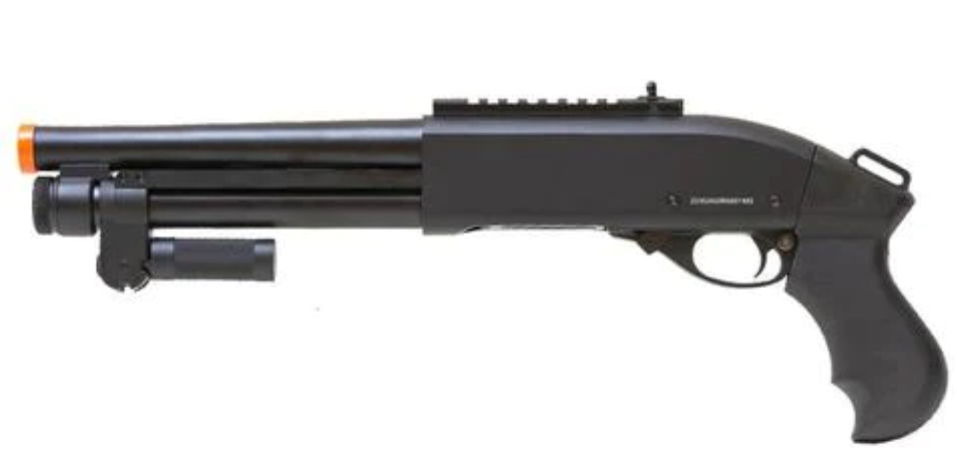 JAG Arms Scattergun Super CQB Green Gas Airsoft Shotgun Gun | BLK | GSF ...