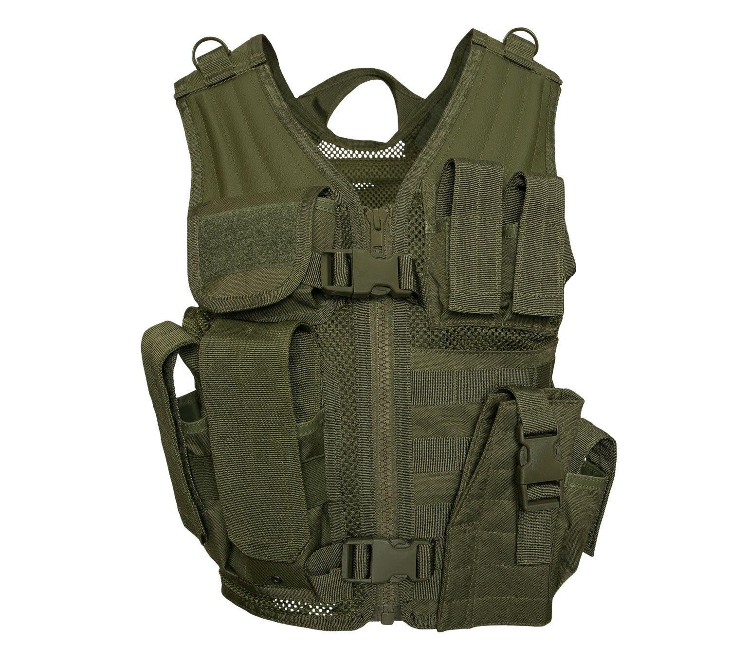 Rothco Kid's Tactical Cross Draw Vest | OD | GSF Airsoft
