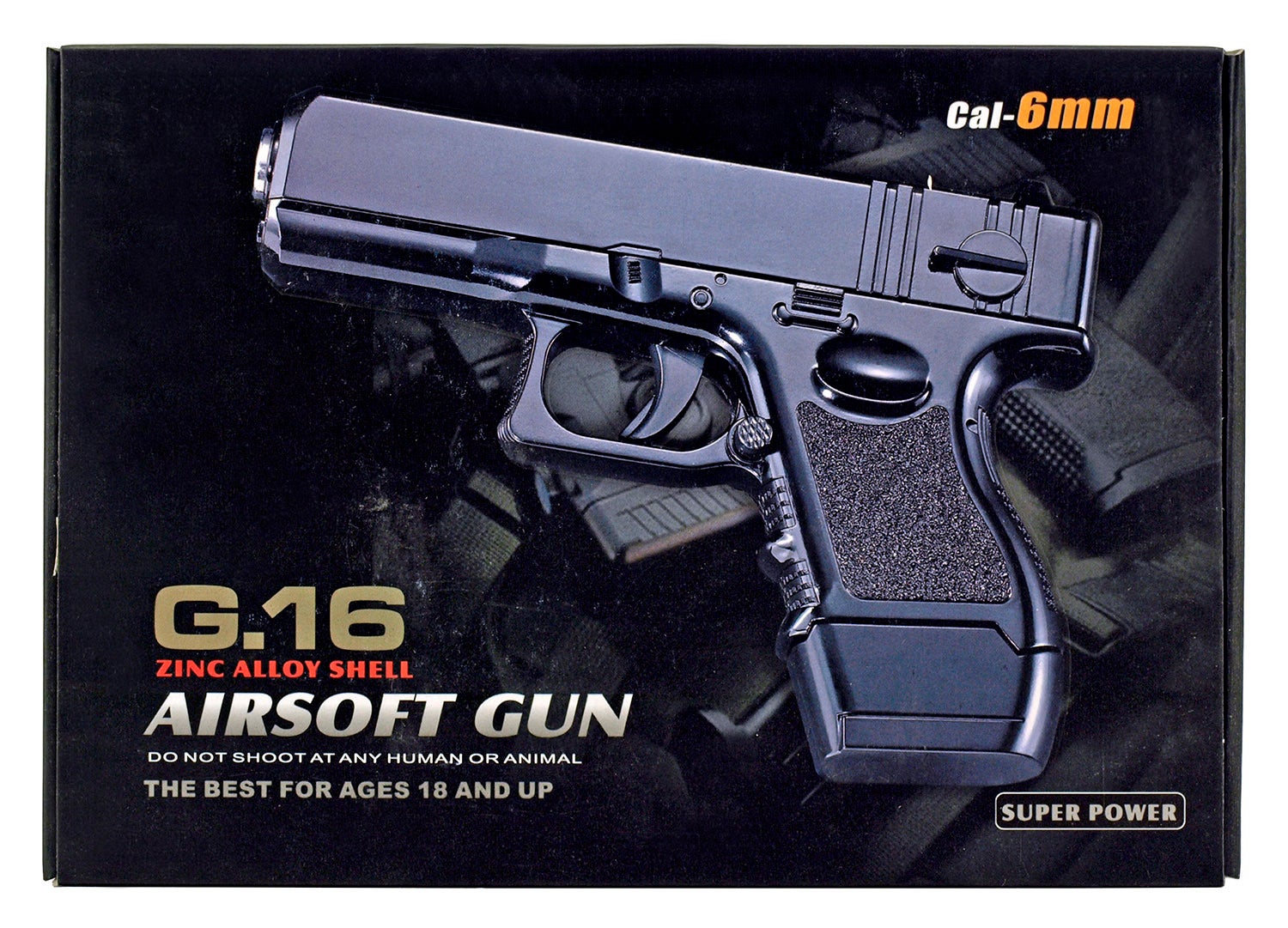 UK Arms G16 Metal Spring Airsoft Pistol | GSF Airsoft