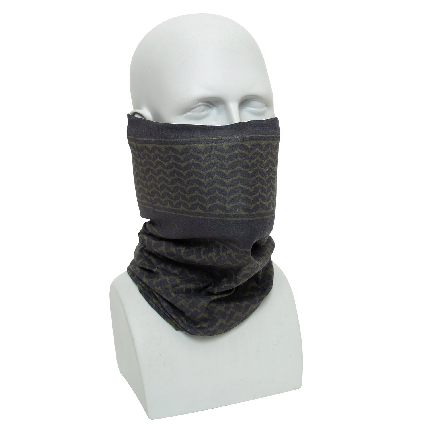 Rothco Multi-Use Tactical Wrap with Shemagh Print | OD | GSF Airsoft