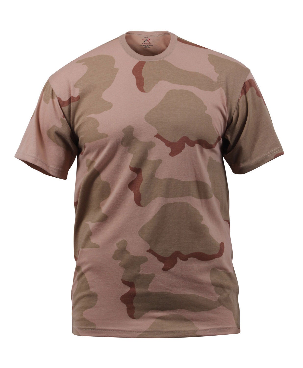 Rothco Camo T-Shirts Large | Tri-Color Desert Camo | GSF Airsoft