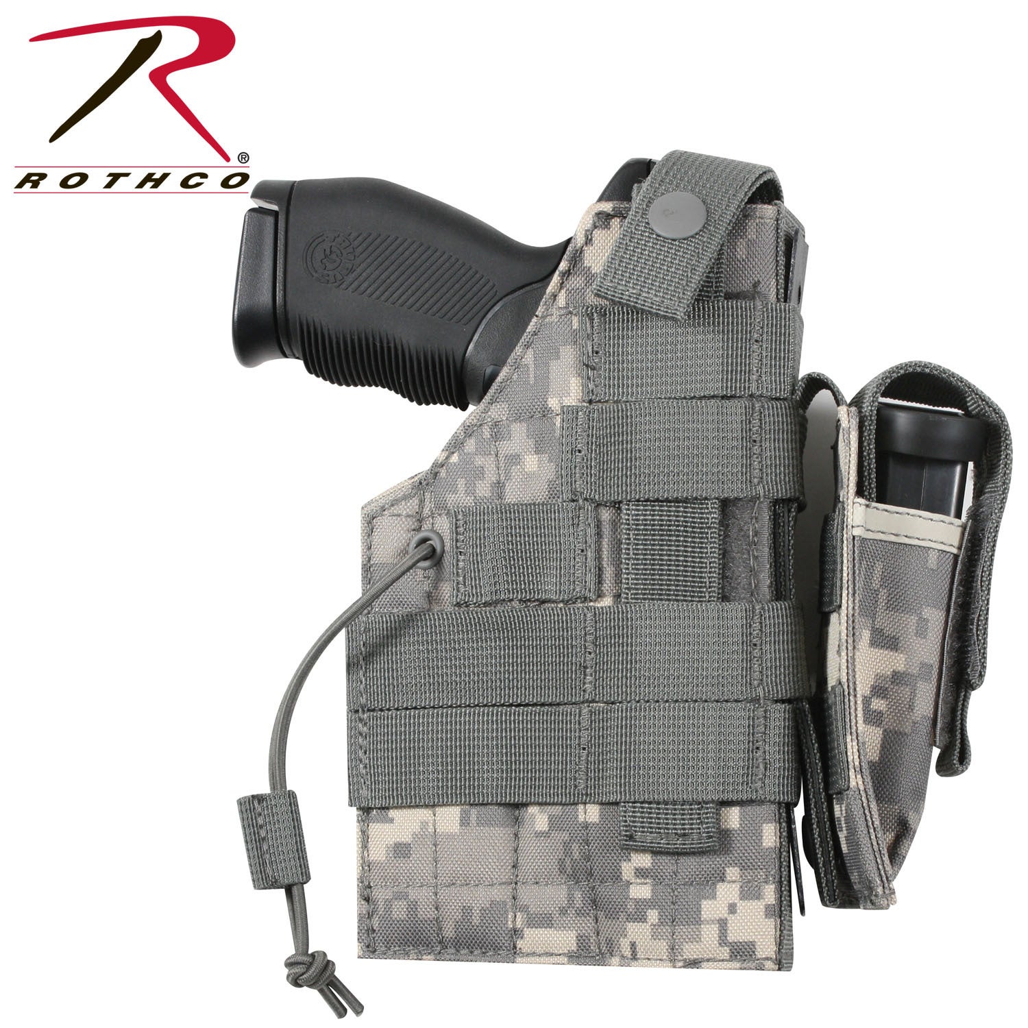 Rothco MOLLE Modular Ambidextrous Holster | ACU Digi | GSF Airsoft